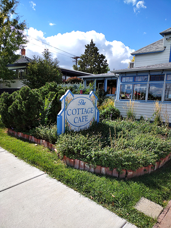 Garden-surrounded and blue-trimmed, The Cottage Cafe offers a sandwich experience as charming as its picture-perfect exterior.