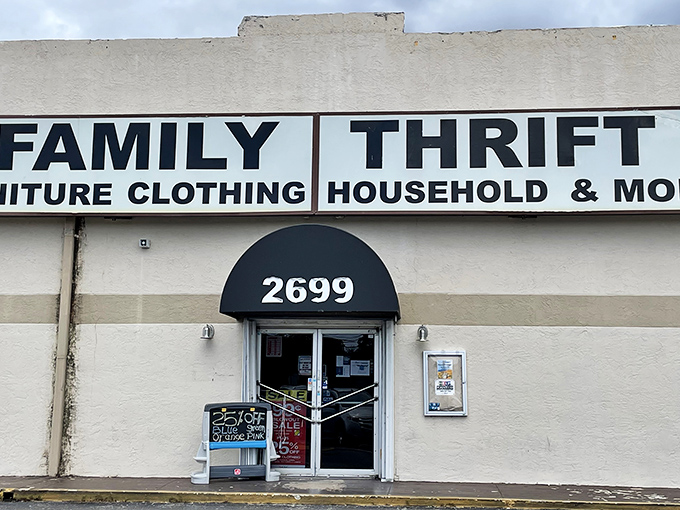 No fancy frills, just fantastic finds &ndash; the simple storefront houses budget-friendly essentials for every family.