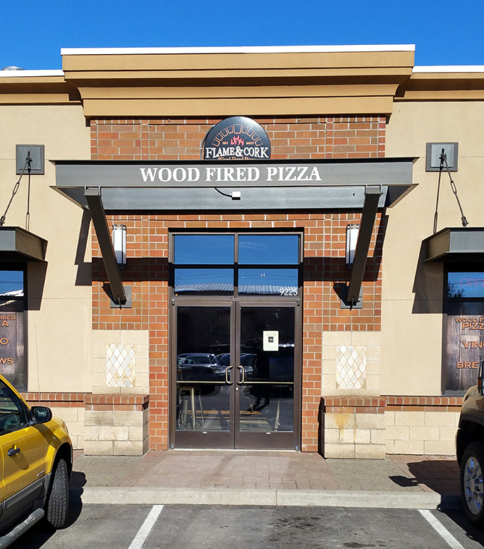 Those big glass doors at Flame and Cork are like portals to pizza nirvana&mdash;step through and leave your diet at the door.