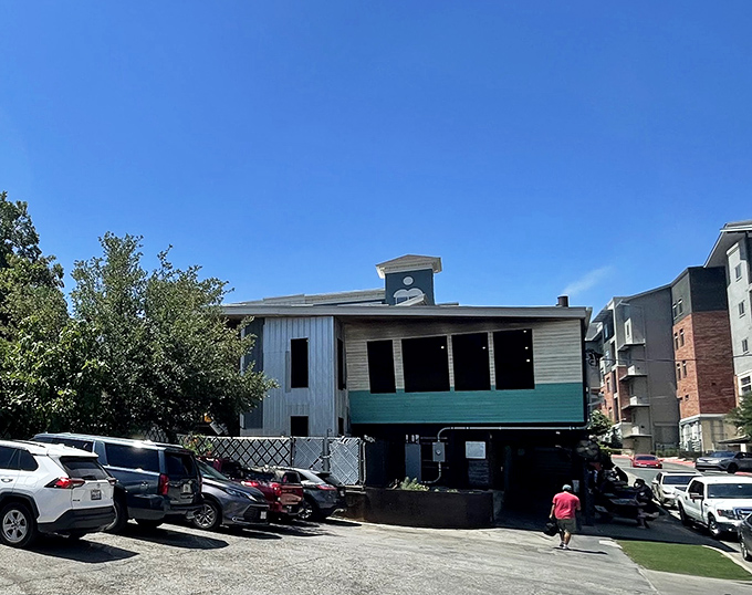 Franklin's modest two-story building houses barbecue royalty. The best things in life rarely advertise themselves loudly.