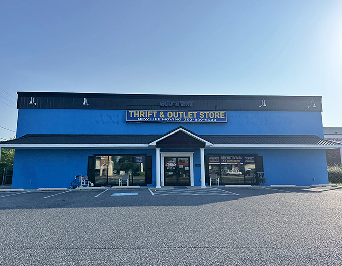 Behind these columns lies a temple of thrift where your $35 transforms into a bounty that would make King Midas jealous.