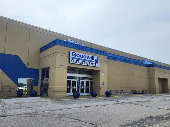 The Goodwill Outlet experience is like an archaeological dig where every layer reveals treasures from someone else's past, ready for your future.