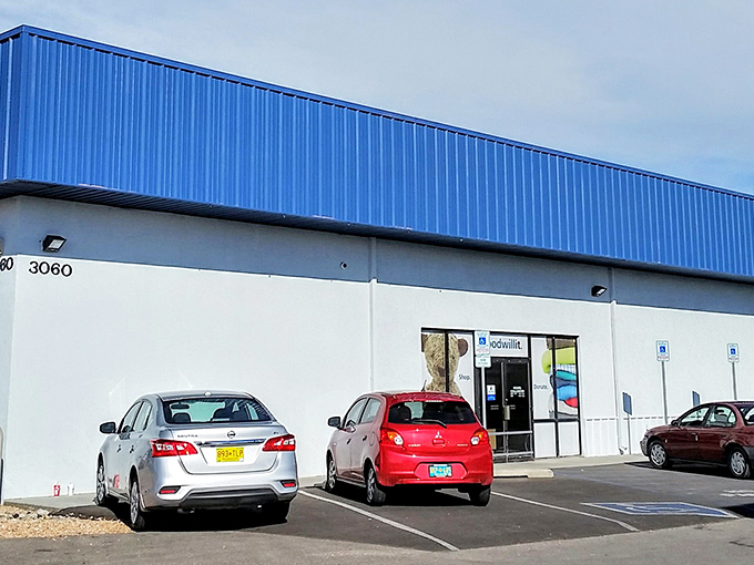 Under New Mexico's famous blue skies, this Goodwill outpost stands ready to outfit homes and wardrobes on any budget.