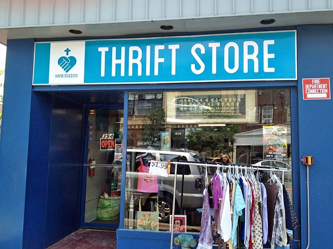 This blue-fronted bargain boutique might be small, but it packs a mighty punch of pre-loved possibilities.