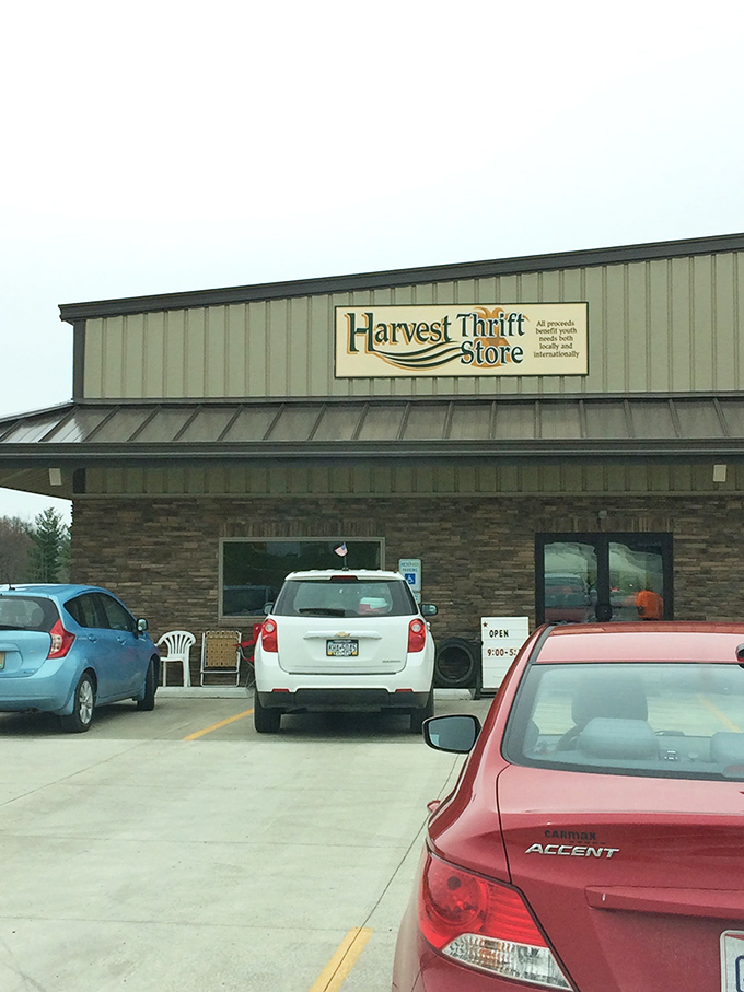 The simple storefront hides treasures that reflect the honest craftsmanship of Ohio's heartland communities.