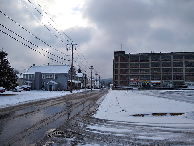 Winter blankets Herkimer's main street in pristine white, transforming this affordable retirement haven into a scene straight from a Norman Rockwell painting. 