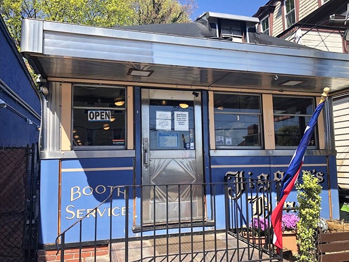 That "BOOTH SERVICE" sign at Jigger's isn't just information&mdash;it's a promise of the personal attention that disappeared from chain restaurants decades ago.