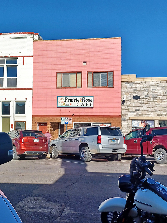 This ain't your fancy big-city brunch spot&mdash;Prairie Rose Cafe keeps it real with a pink exterior that promises zero pretension.