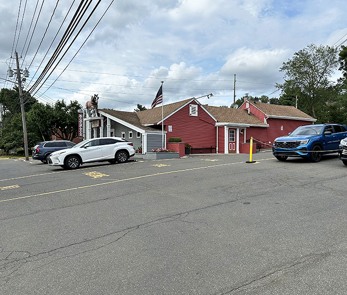 This rustic building looks like it could house antiques, but the real treasures are edible.