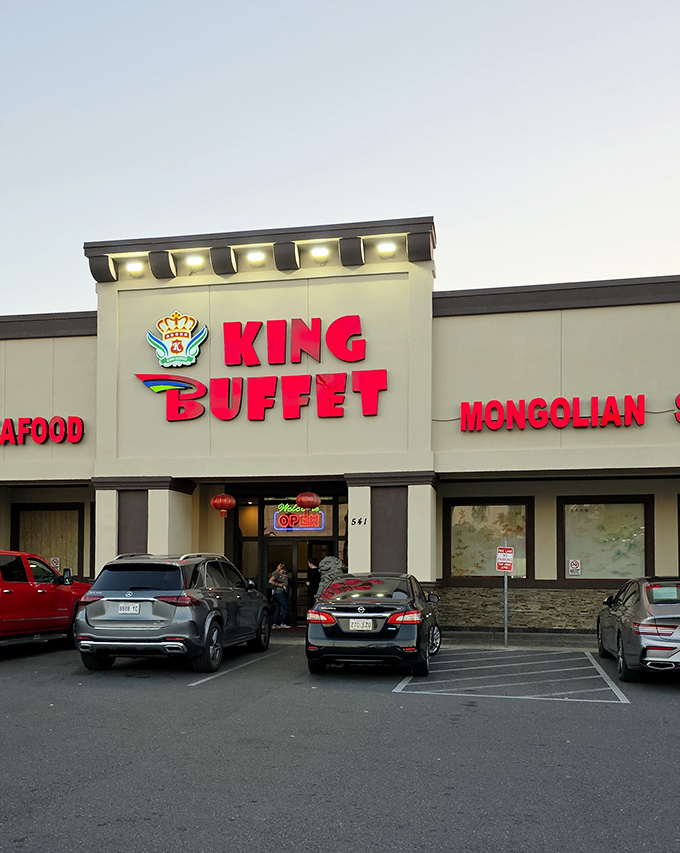 The crown jewel of Lafayette's buffet scene awaits behind these doors, where seafood reigns supreme.