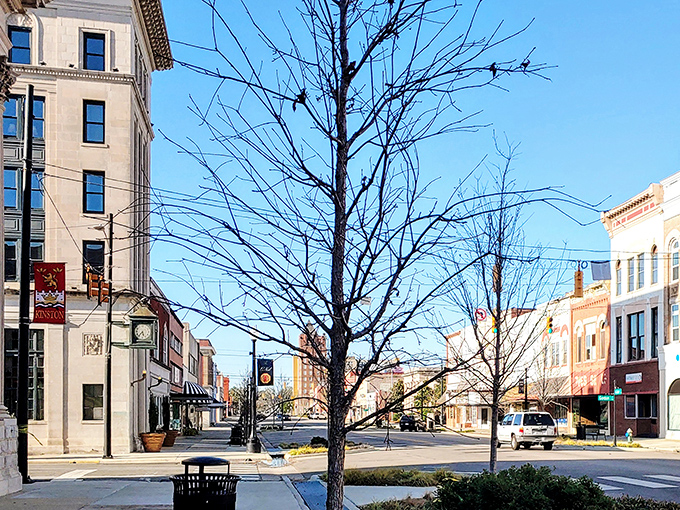 Step into a downtown that feels like stepping back to when handshakes mattered and prices made perfect sense.