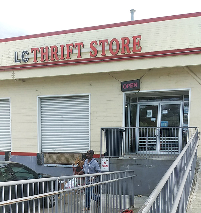 That glowing "OPEN" sign invites bargain seekers to discover rock-bottom prices on items getting their final opportunity.