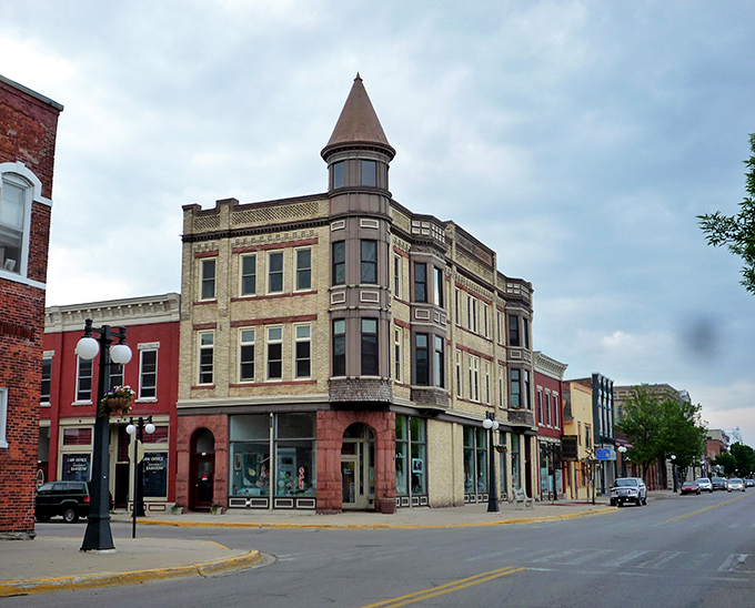 Victorian elegance meets modern convenience in this delightfully preserved downtown corner.