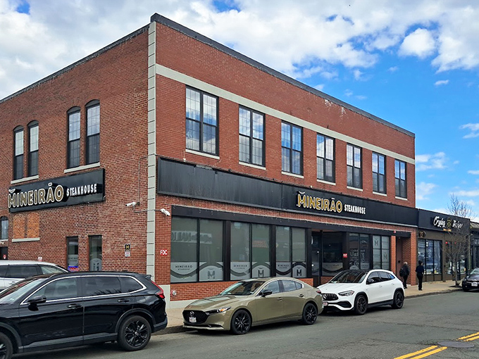 This corner building houses a taste of Brazil in Malden. Prepare for skewers of joy and endless meat options!