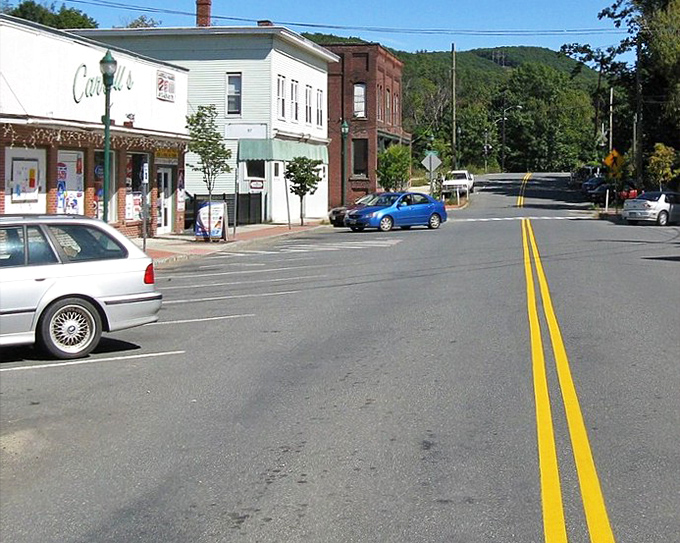 A peaceful Montague street scene where your retirement dollars stretch as far as the eye can see.