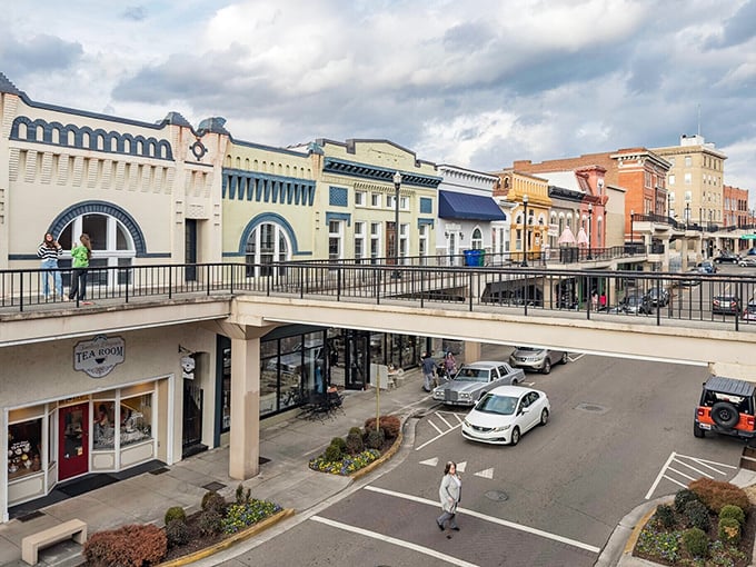 From above, Morristown reveals its small-town pattern of affordable neighborhoods nestled against Tennessee's rolling landscape.