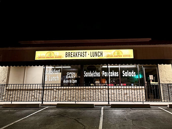 When the sign glows at night, Otto's becomes a beacon for those seeking honest diner fare without pretense.