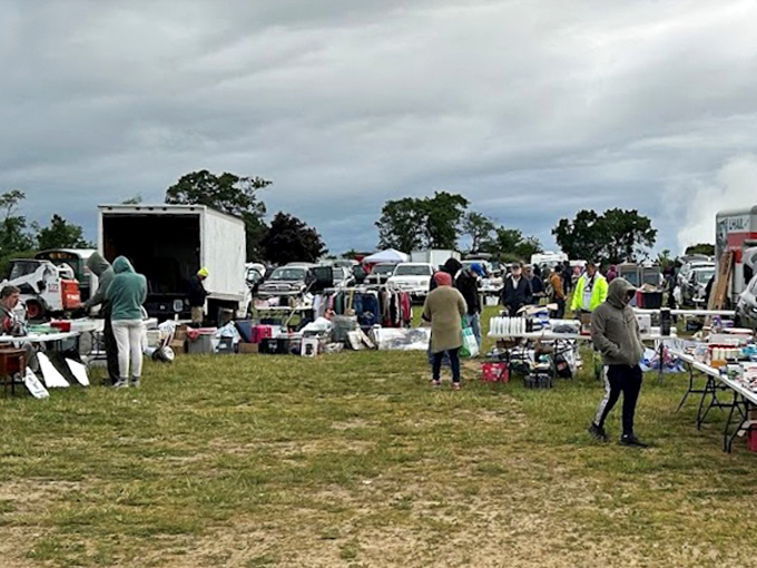 Early birds catch the deals at Plainfield Pike's sprawling outdoor market, where one person's extras become another's essentials.