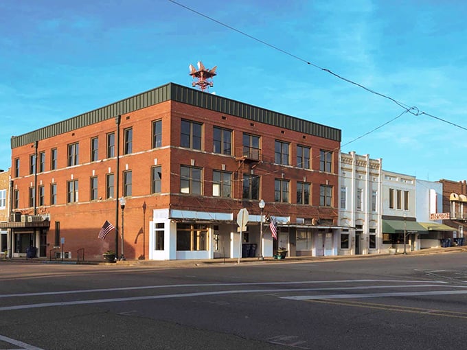 Wide streets and classic storefronts create the perfect setting for leisurely afternoon strolls and window shopping.