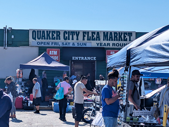 Rain or shine, the deals keep flowing at Quaker City, where serious collectors and casual browsers find common ground.