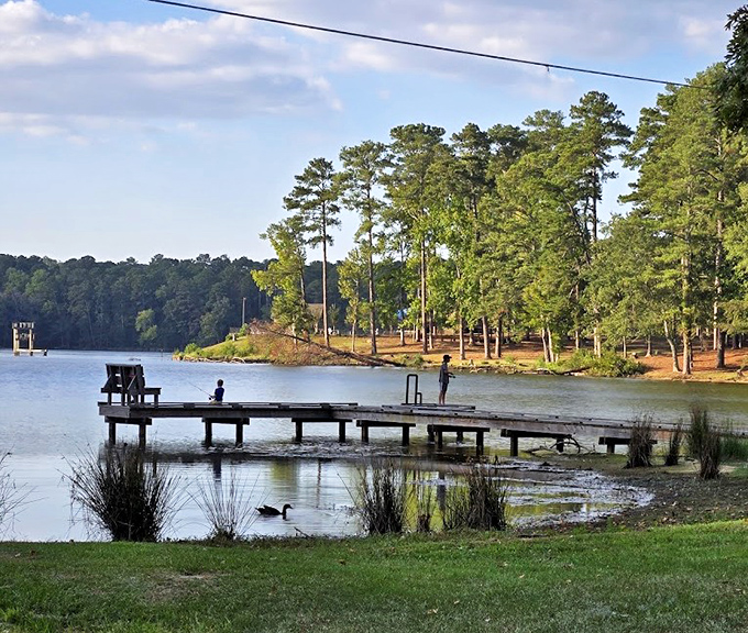 Roosevelt State Park: That fishing pier practically whispers, "Come sit a spell." The kind of place where memories are made one cast at a time.