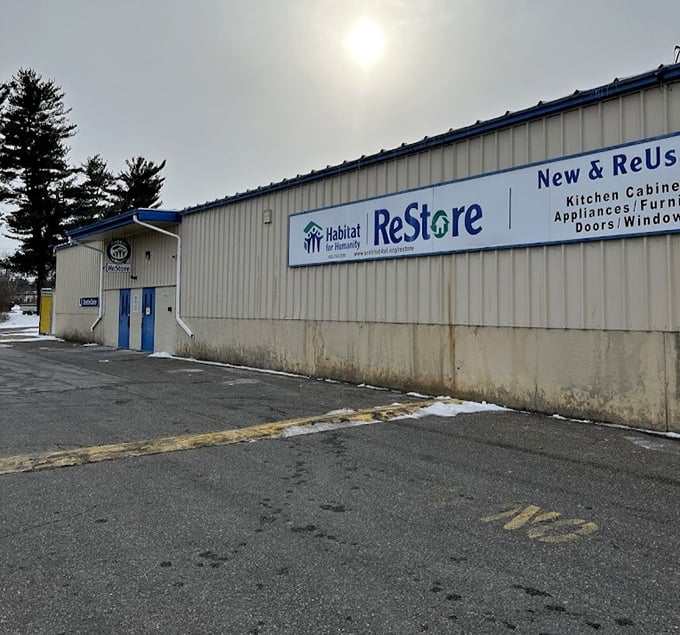 Behind these walls, gently used building materials and furniture find new homes at fraction of retail prices.