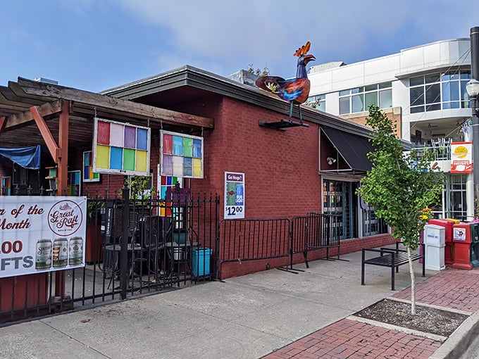 Where music meets fried chicken magic &ndash; Stickyz's exterior is just the opening act to the flavor concert waiting inside.