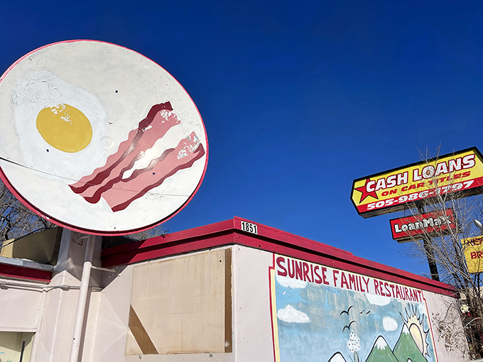 Simple pleasures advertised simply &ndash; sometimes that's all the marketing great breakfast needs. 