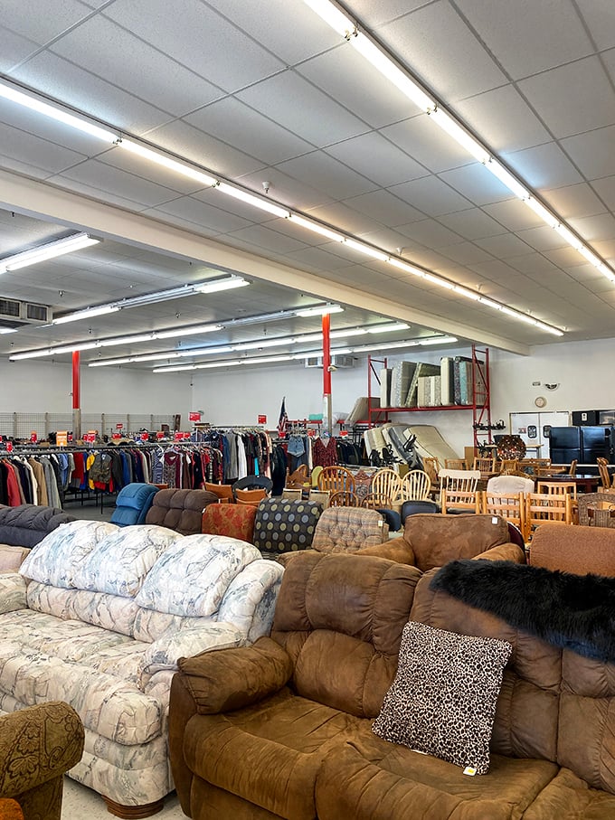 The land where abandoned sofas find new homes and kitchen gadgets get second chances at culinary greatness.