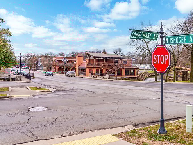 Rustic buildings in downtown Tahlequah offer both character and affordability. Where your mortgage payment might be less than a big city dinner tab!