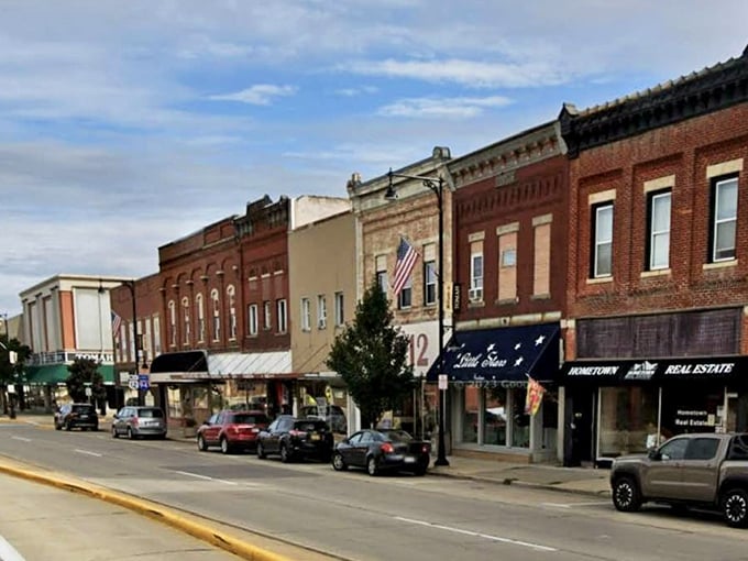 Tomah's main street &ndash; where the American flags aren't just decorations but genuine expressions of small-town pride.