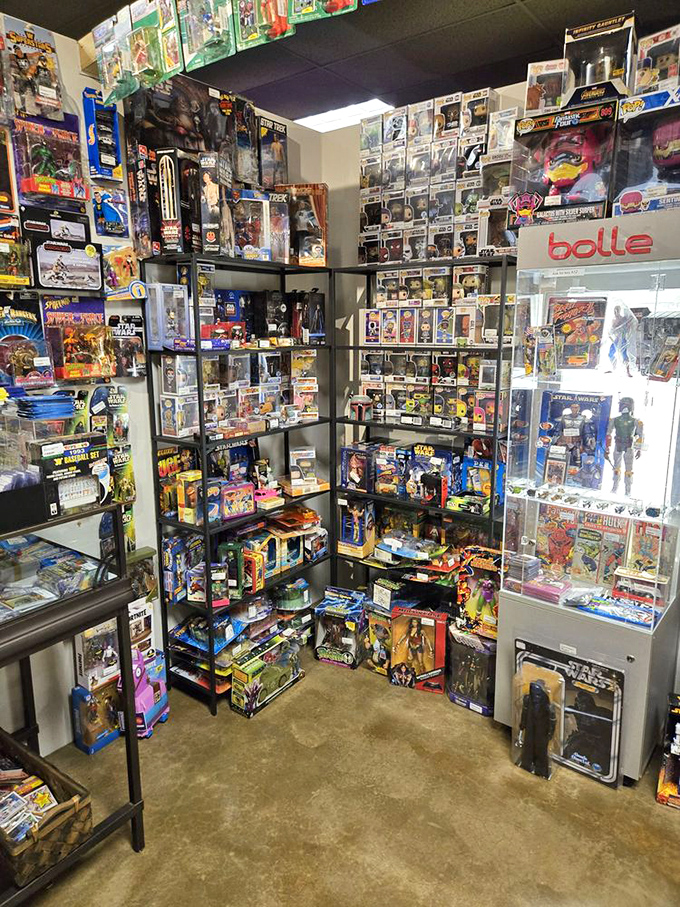 This action figure sanctuary would make any grown adult suddenly remember why allowance money was so precious in 1985.