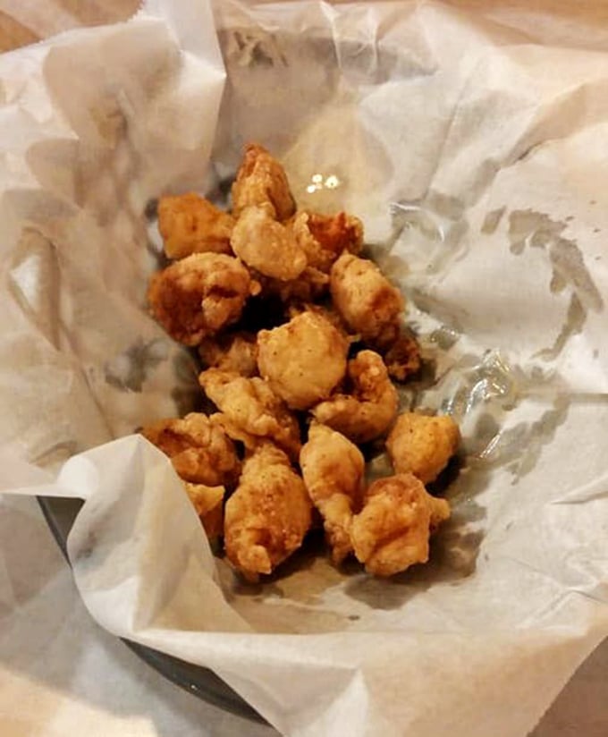 These crispy nuggets of fried goodness prove that sometimes the best treasures come in small, unassuming packages.