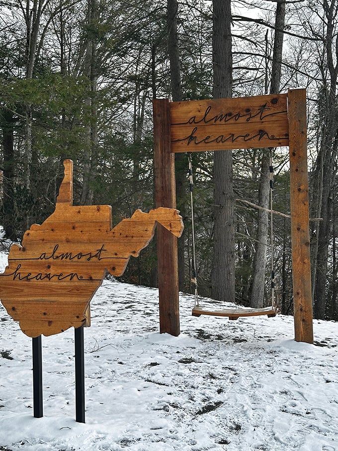 The "Almost Heaven" swing offers more than just Instagram fodder &ndash; it's West Virginia's way of saying "sit a spell and forget your troubles."