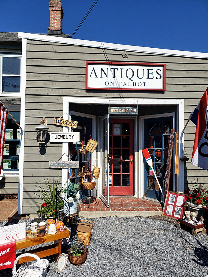 Treasure hunting made legitimate! Antiques on Talbot offers everything from maritime memorabilia to Eastern Shore collectibles that whisper stories of the past.