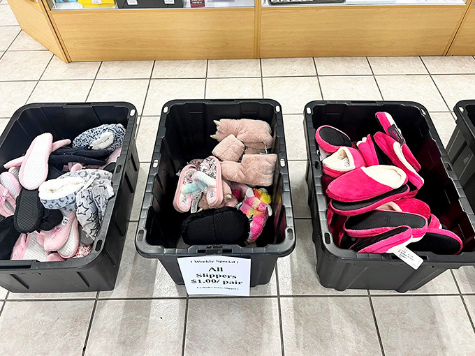 Slipper heaven at $1.99 a pair&mdash;because life's too short for cold feet or paying full price for fuzzy footwear. 