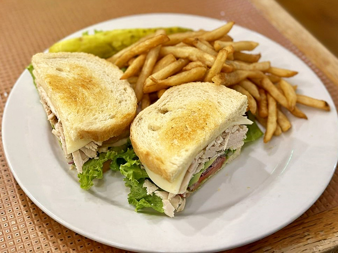 The turkey sandwich isn't trying to be Instagram-famous; it's too busy being exactly what a sandwich should be&mdash;fresh, substantial, and utterly satisfying.