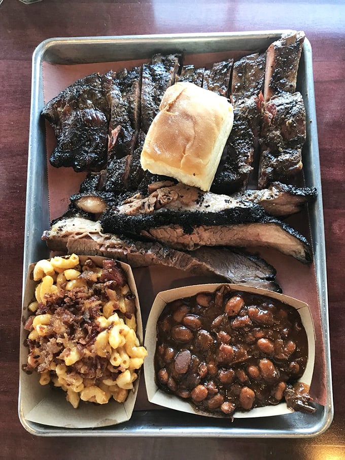 When smoke meets meat magic happens. This platter offers a tour of BBQ's greatest hits, no passport required.