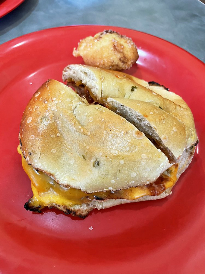 Melted cheese cascading over the edges of a perfectly toasted bagel&mdash;a sight so beautiful it should hang in the Louvre. 