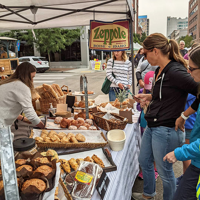 The Zeppole Baking Co. booth is where carb-counting goes to die a delicious death. Worth every wonderful calorie.
