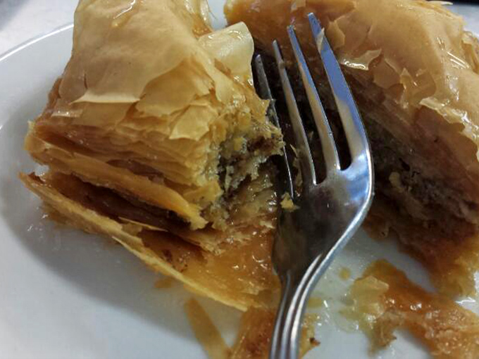 Layers of flaky phyllo, honey, and nuts create the perfect sweet finale. This baklava doesn't need a passport to deliver authentic flavor.