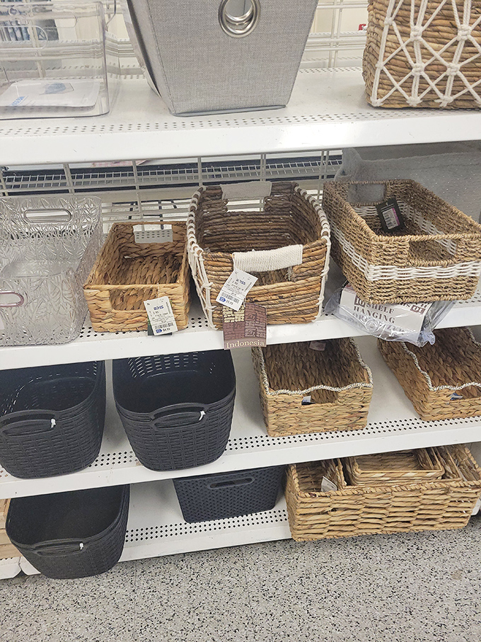 Storage solutions that say "I have my life together" without saying "I spent my vacation fund on baskets."
