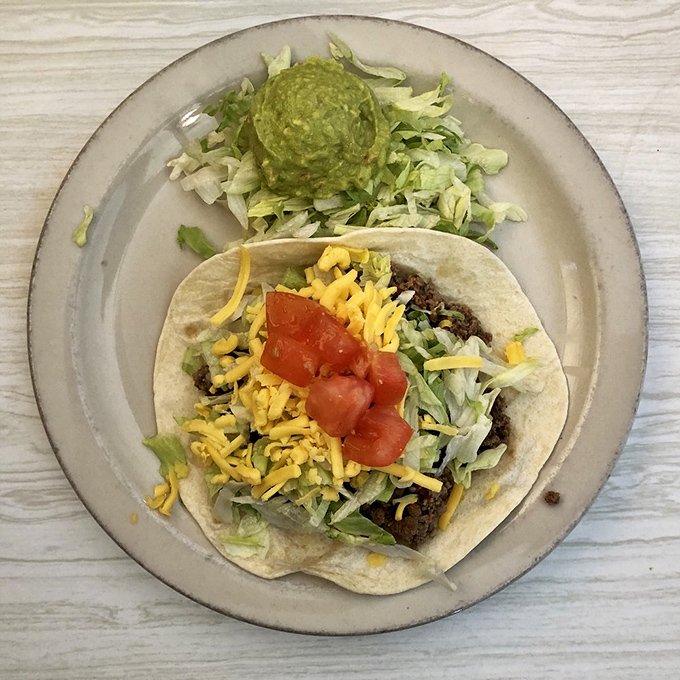 The humble taco, elevated to art form. Fresh ingredients arranged with the precision of a Renaissance painting&mdash;simple perfection that needs no filter.