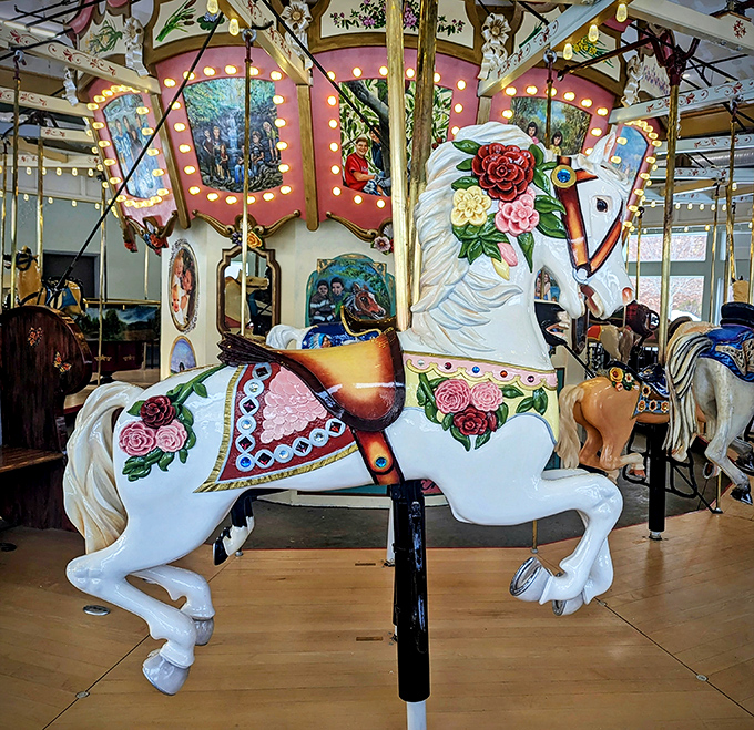 Not just for kids—this magnificent carousel horse represents the artistry and whimsy that makes Berkshire Carousel a must-visit attraction.
