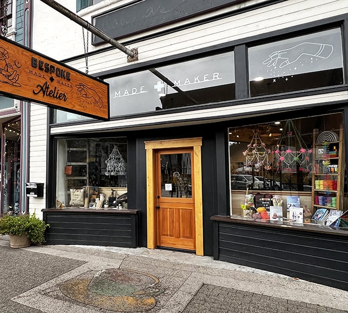 Bespoke and Atelier showcase locally crafted treasures behind charming storefronts, where mountain-inspired creativity meets Main Street charm.
