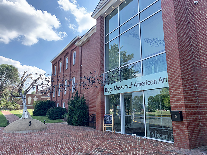 The Biggs Museum of American Art delivers cultural richness without the metropolitan admission prices found in larger cities.