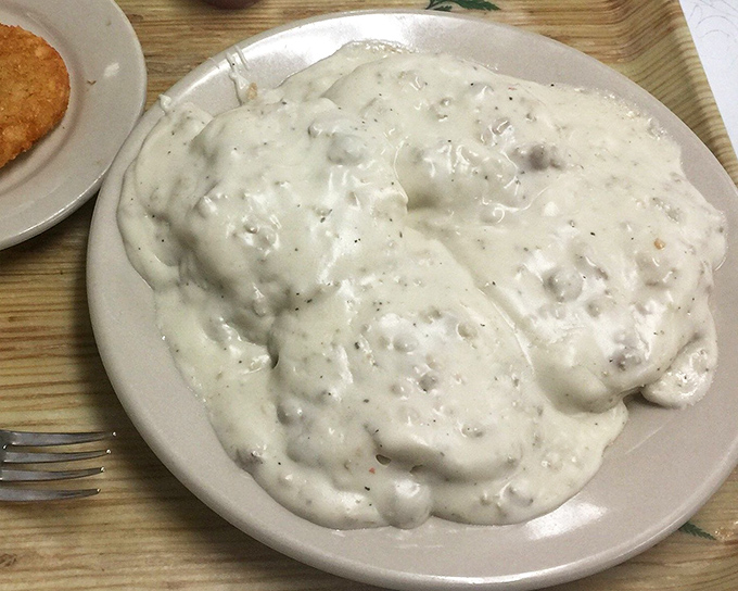Biscuits and gravy: the breakfast that hugs you back. This plate doesn't just feed your body&mdash;it nourishes your soul.