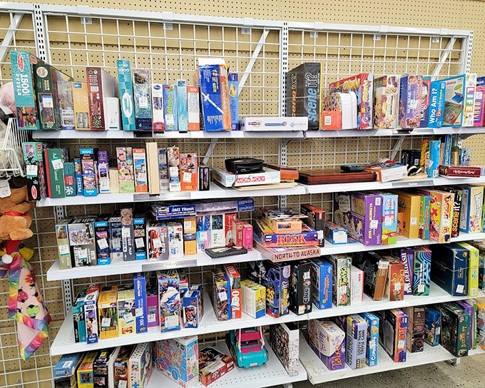 Board games and puzzles &ndash; where else can you find vintage Monopoly sets with hotels that haven't been lost to the vacuum cleaner?