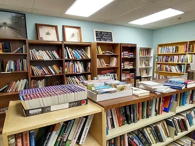 The book section: where literary treasures hide in plain sight and bibliophiles lose track of time.