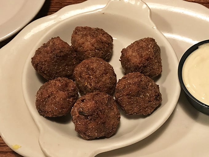 Boudin balls &ndash; those magical spheres of Cajun goodness &ndash; crispy outside, savory inside, and completely impossible to eat just one.